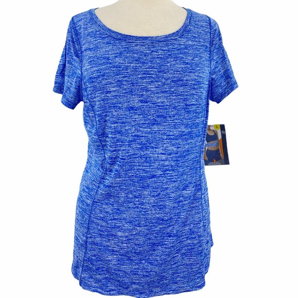 Avia | Tops | Avia Performance Shirt Womens Size L Short Sleeve | Poshmark